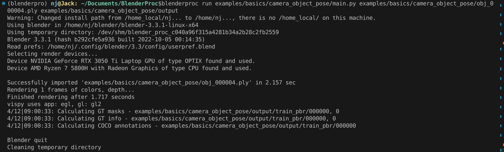 There are some problems calling write_bop · Issue #868 · DLR-RM/BlenderProc · GitHub