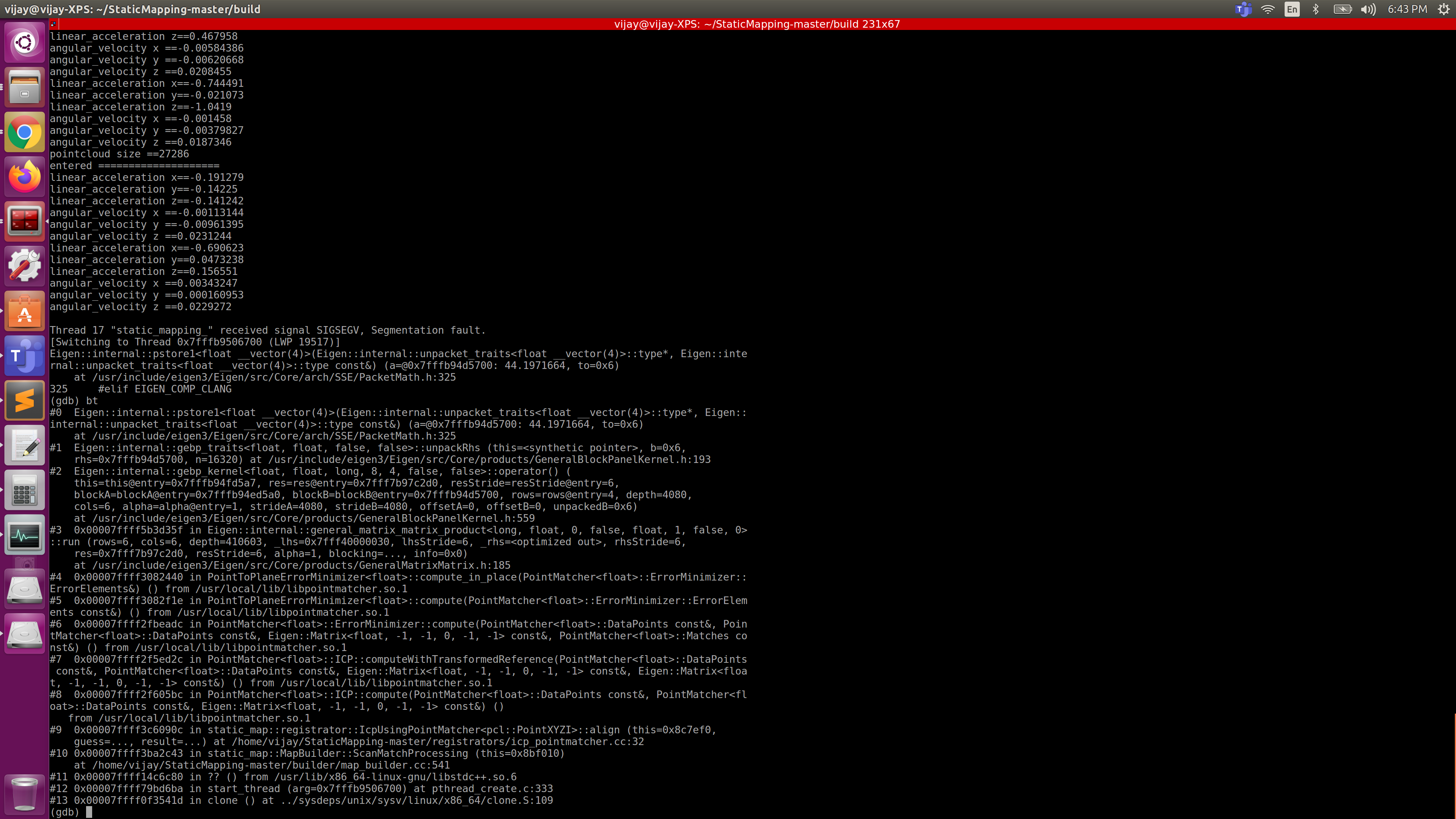segmentation fault · Issue #8 · EdwardLiuyc/StaticMapping · GitHub