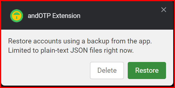 Importing a Google Authenticator Export via QR · Issue #561 · andOTP/andOTP · GitHub