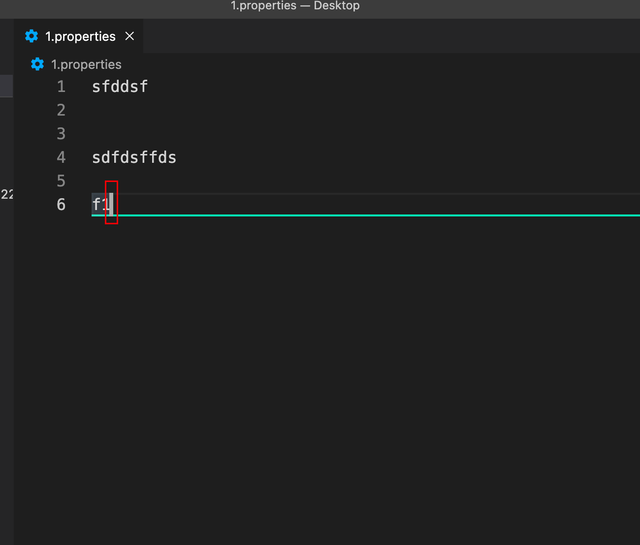 .properties file save cursor auto to the begin · Issue #151392 ...