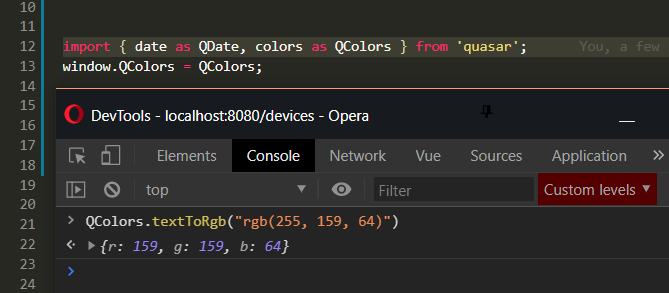 Problem with parsing colors · Issue #6388 · quasarframework/quasar · GitHub