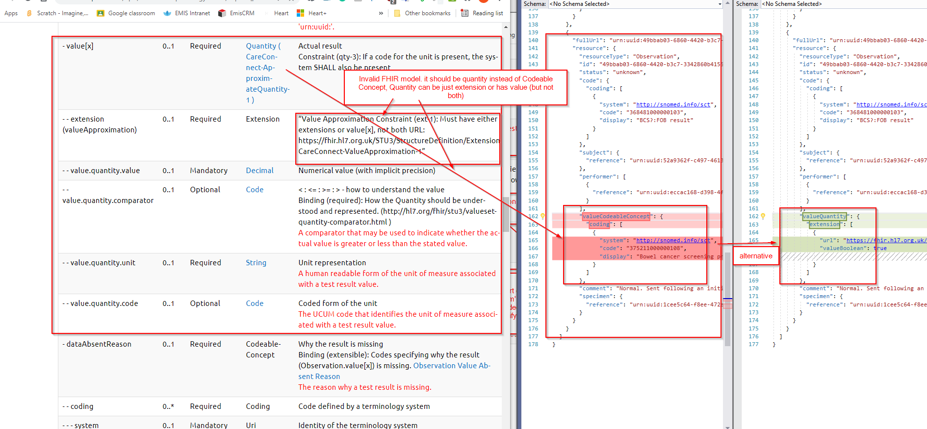 Specification Validation Error: Invalid Test Result (Observation) value ...