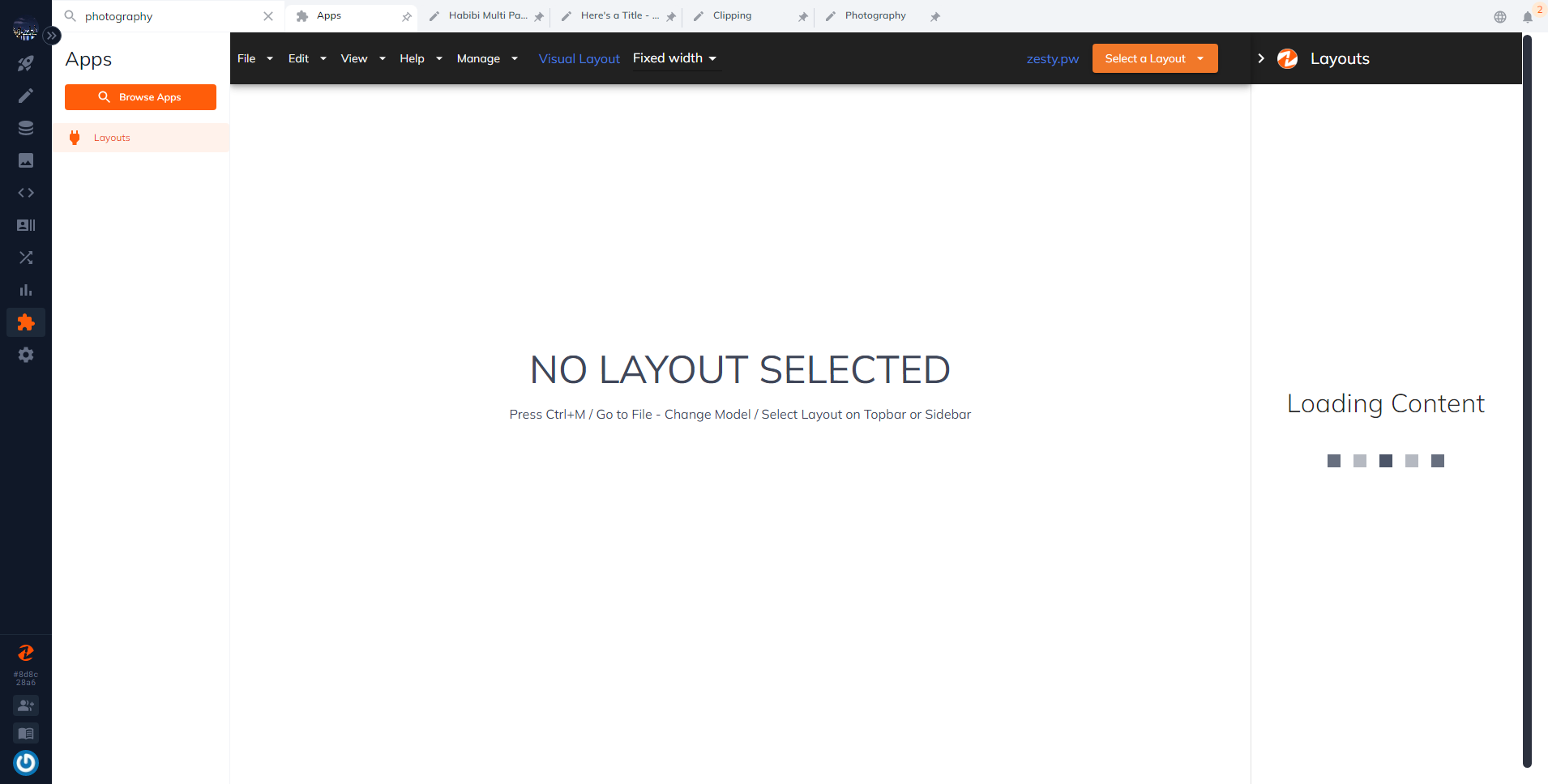 App Shell: Apps page container is too big · Issue #1981 · zesty-io/manager-ui · GitHub