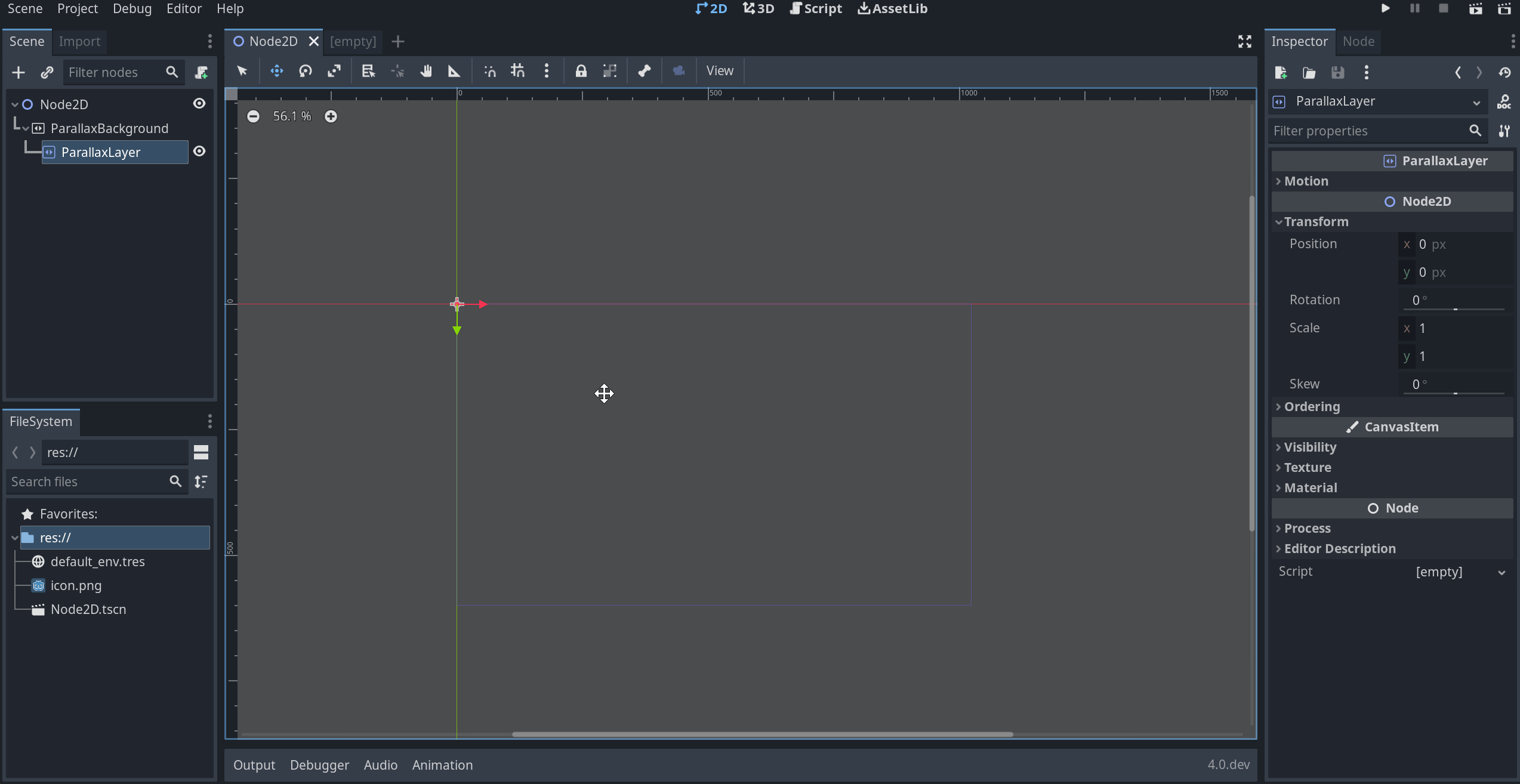 ParallaxLayer's position reset after switching scene · Issue #51914 · godotengine/godot · GitHub