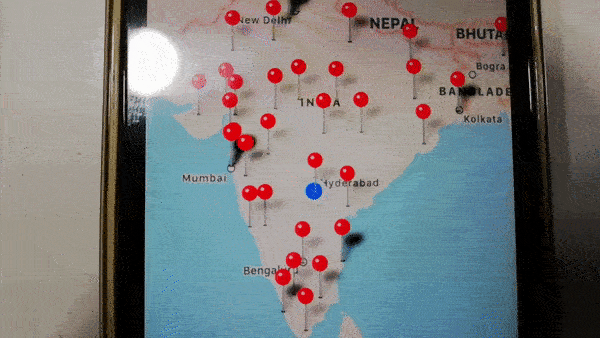 Callout(annotation) is jumped to nearest marker when using custom ...