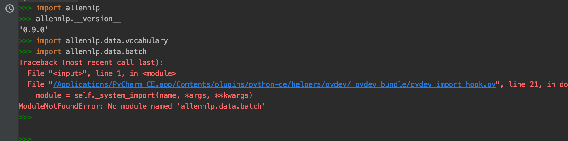 ModuleNotFoundError · Issue #3880 · allenai/allennlp · GitHub