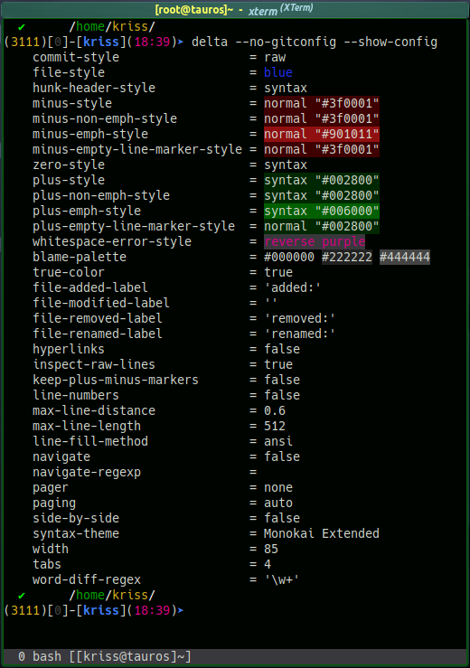 🐛 Cannot make highlighting of single words to work · Issue #760 · dandavison/delta · GitHub