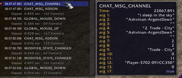 9.1: Event log tooltip payload formatting issues · Issue #93 · Stanzilla/WoWUIBugs · GitHub