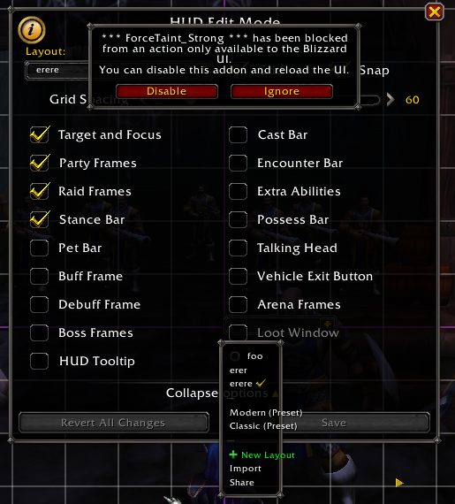 UIDropDownMenu taint can break edit mode and actionbars · Issue #299 · Stanzilla/WoWUIBugs · GitHub
