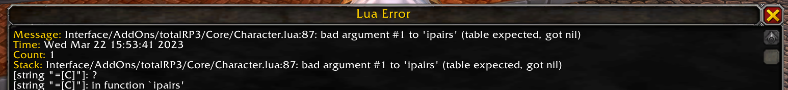 Error matching pattern uses incorrect path delimiters for Retail and ...
