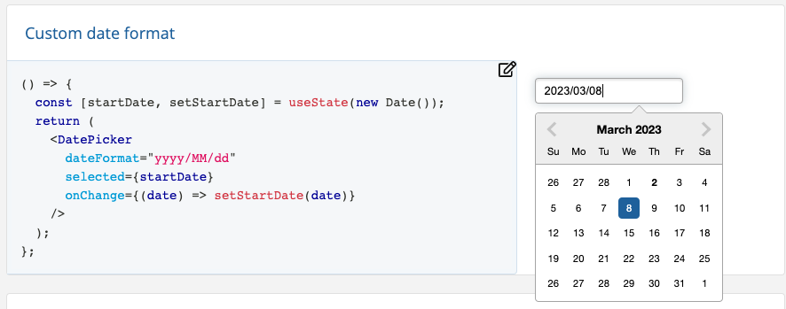 feat: Support for USA date format in date type Input ( MM / DD / YYYY ) · Issue #553 · emdgroup ...