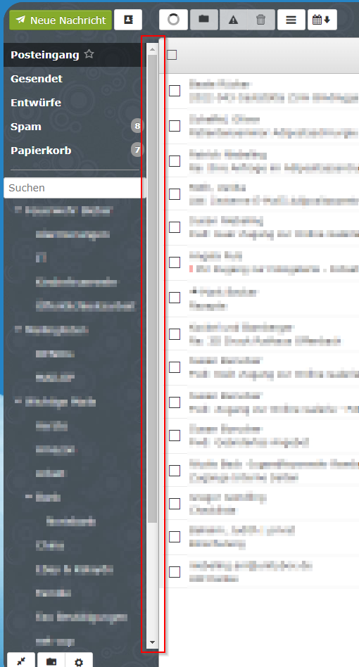 Standard scrollbars are displayed · Issue #615 · the-djmaze/snappymail · GitHub