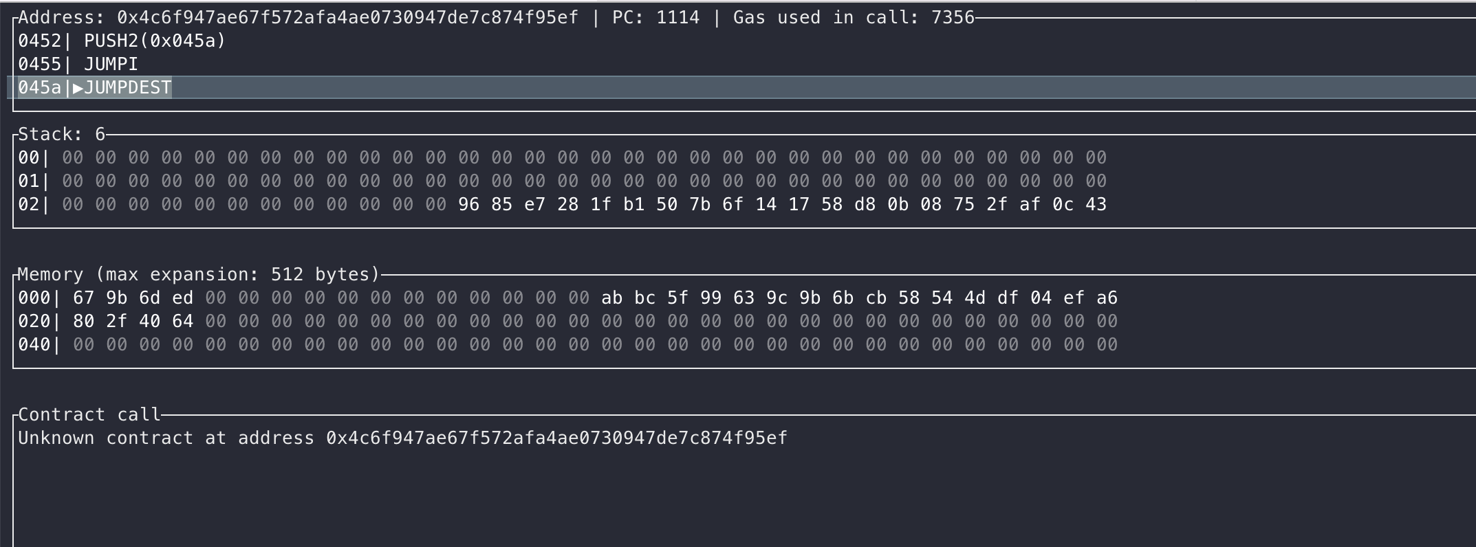 Unknown Contract at address " inside the debugger · Issue #2947 · foundry-rs/foundry · GitHub
