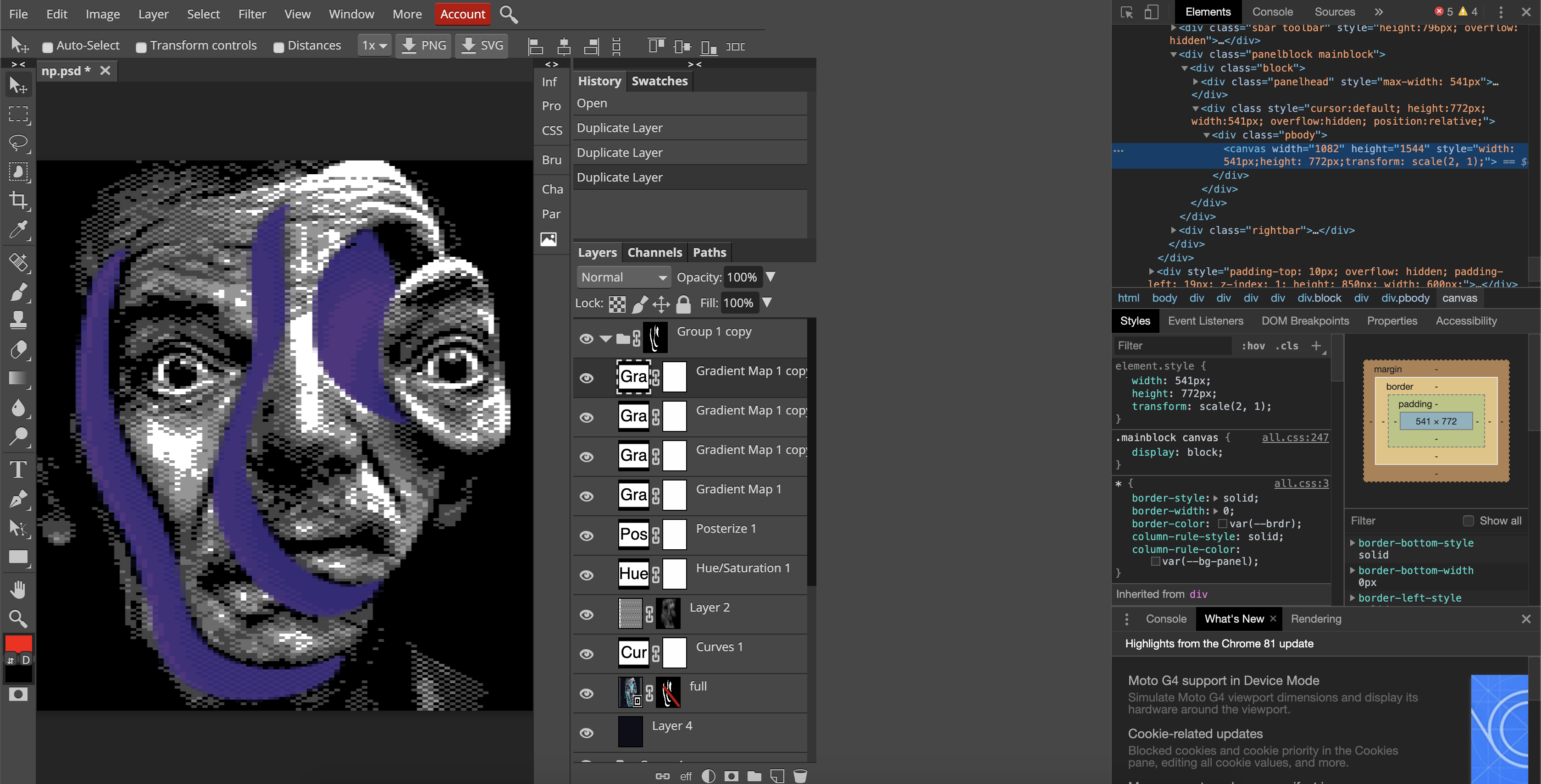 Support for anamorphic 2:1 pixels · Issue #2157 · photopea/photopea ...