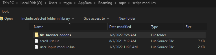 How Do I Use The Addons · Issue 42 · Cogentredtester Mpv File Browser · Github
