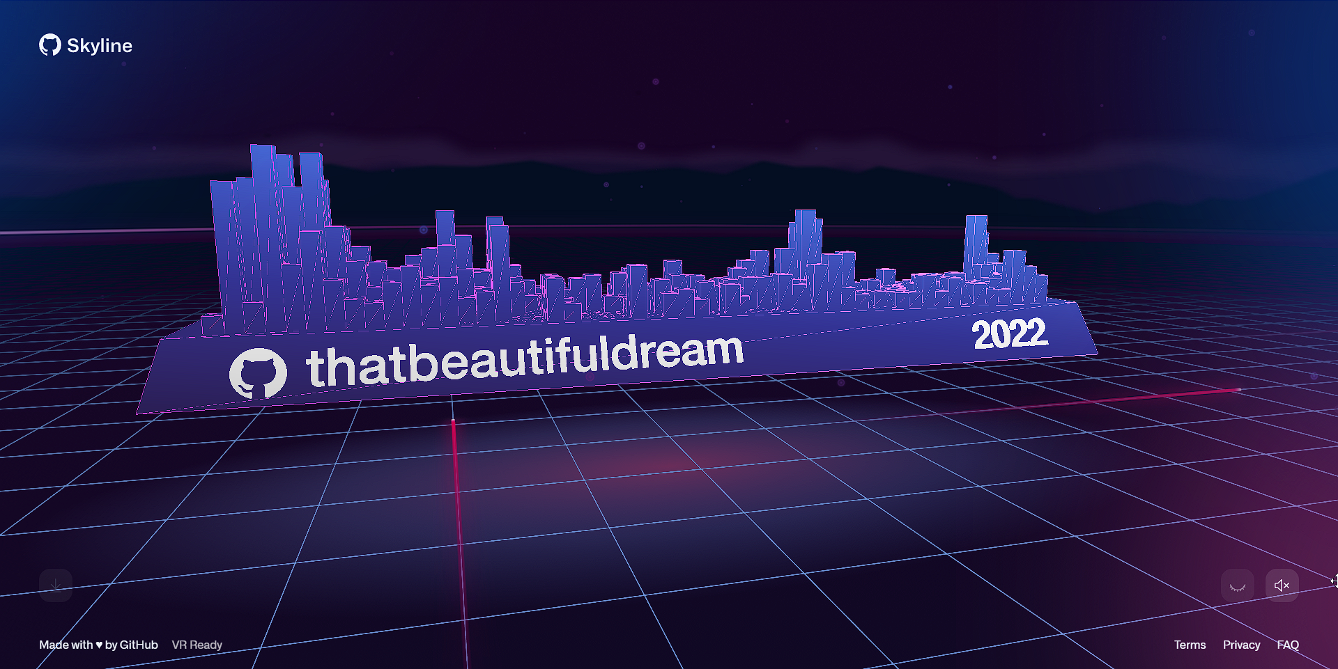 GitHub - thatbeautifuldream/skylines: GitHub Skyline Files