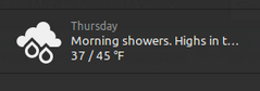 weather@mockturtl Conditions not matching Weather Underground website (plus "!" on icon) · Issue ...
