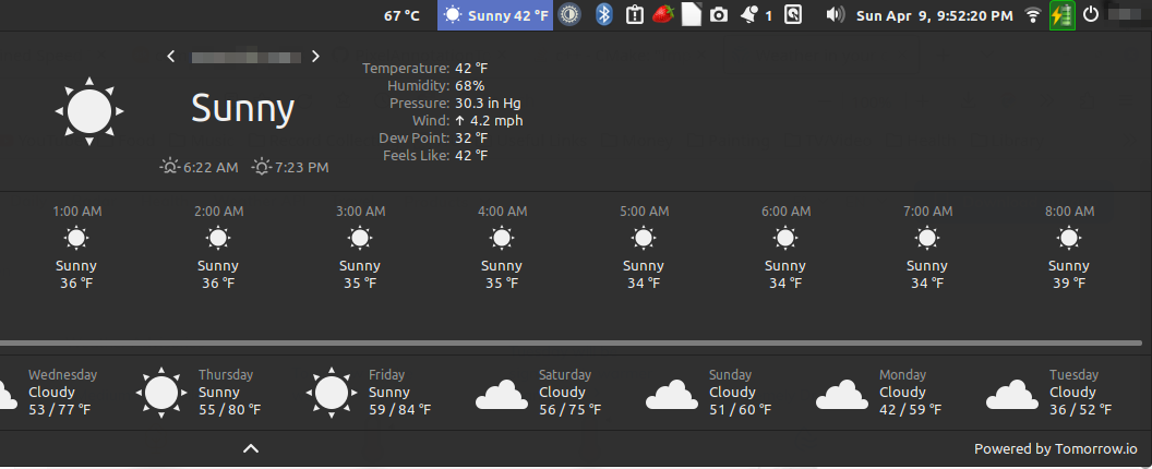 weather@mockturtl - Wrong icons (Tomorrow.io and US Weather) · Issue #4800 · linuxmint/cinnamon ...