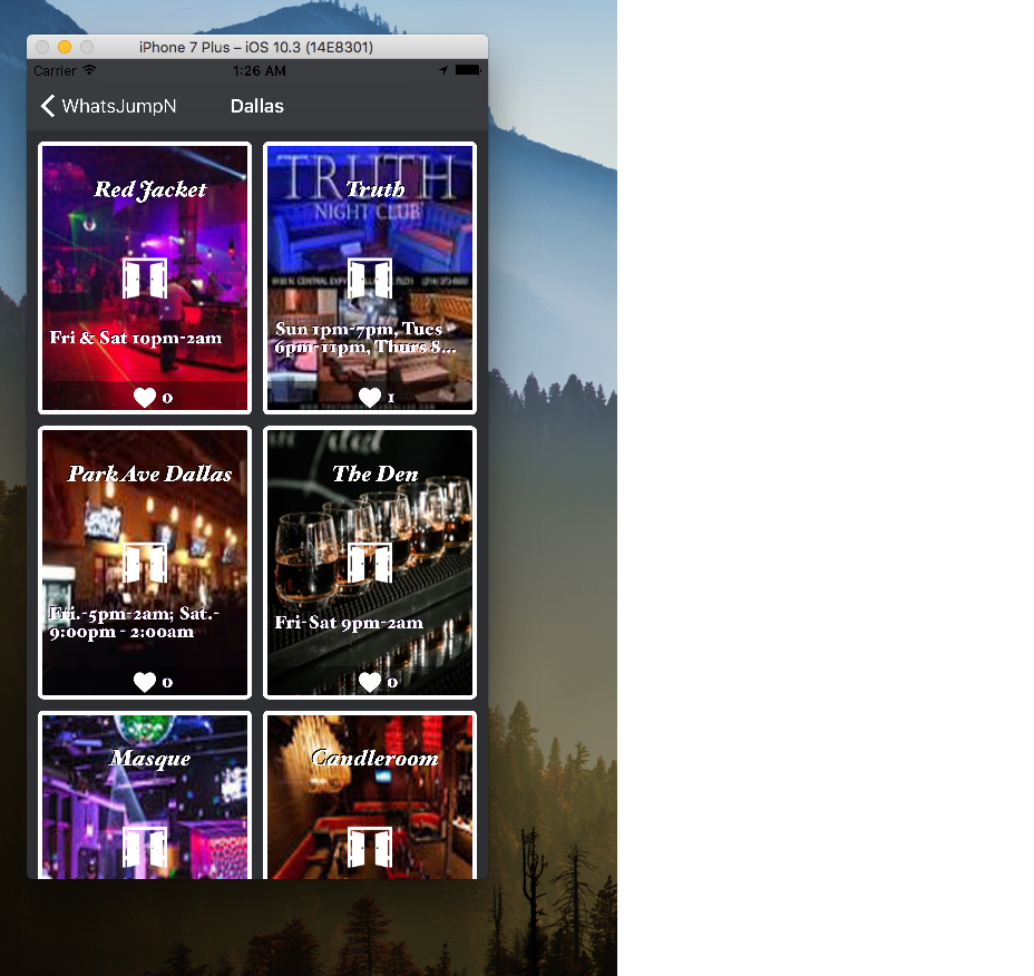 GitHub - whitehorse55/whatjump: NightClub App