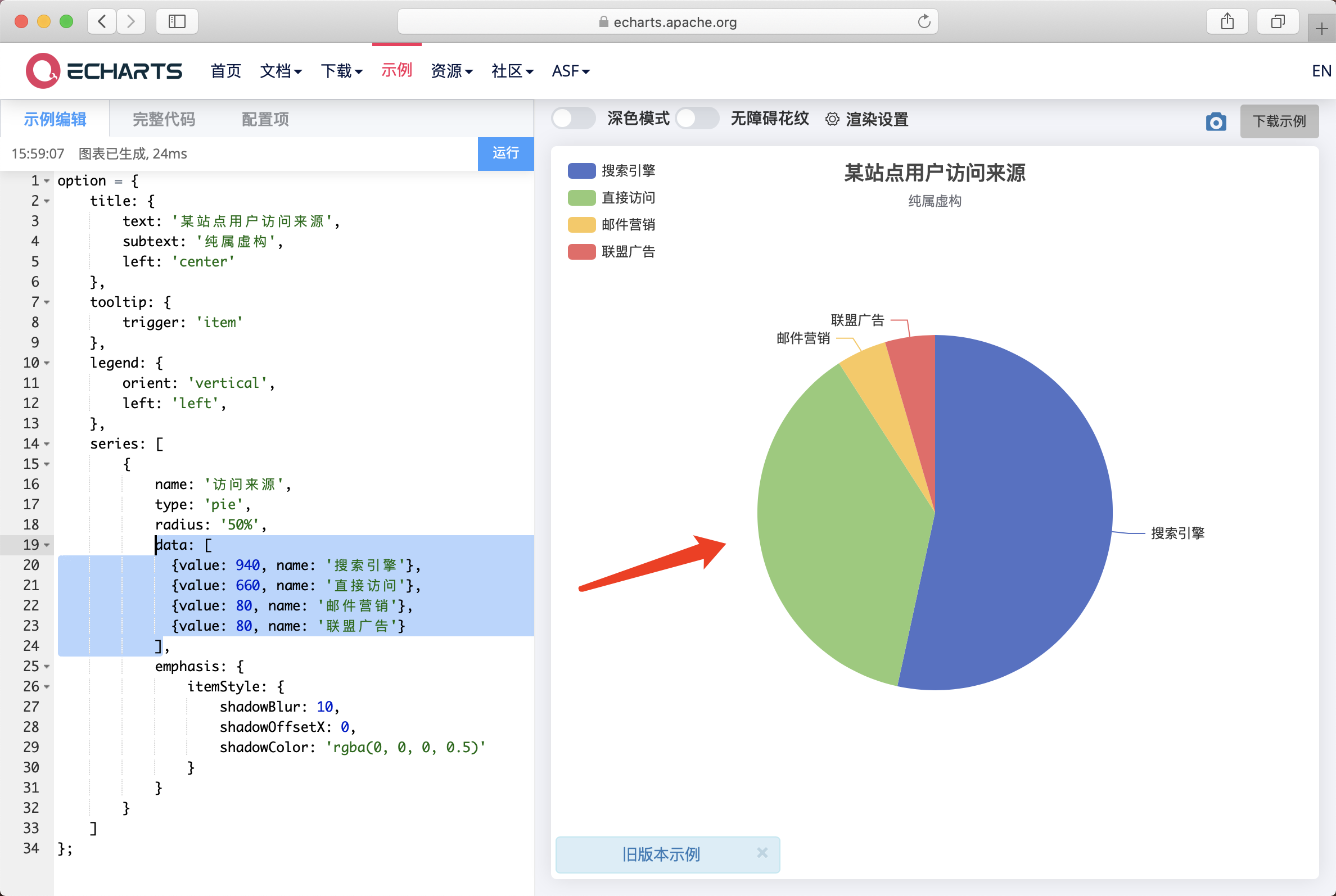 PieChart label is not show · Issue #14139 · apache/echarts · GitHub