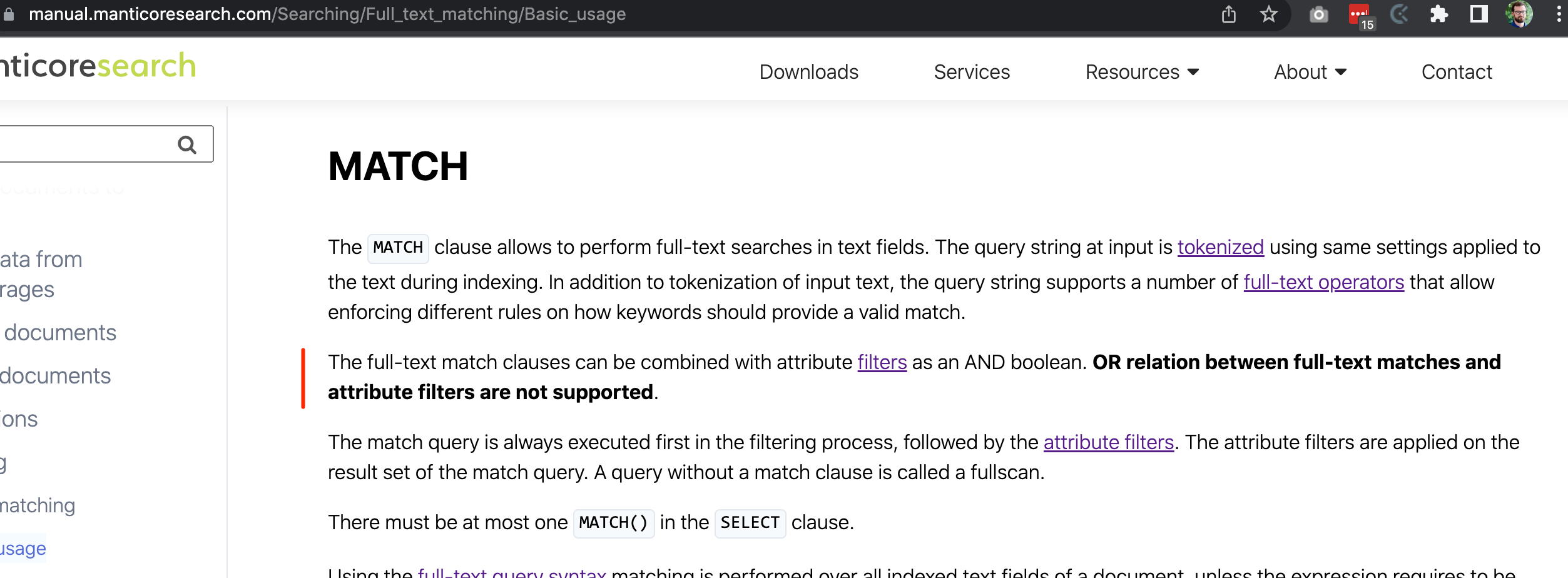 Logical OR Condition with match · Issue #747 · manticoresoftware/manticoresearch · GitHub