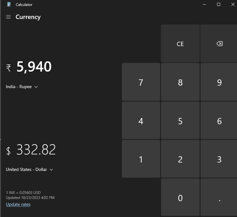 Why? The exchange rate is inaccurate! Why is this happening! · Issue #2077 · microsoft ...