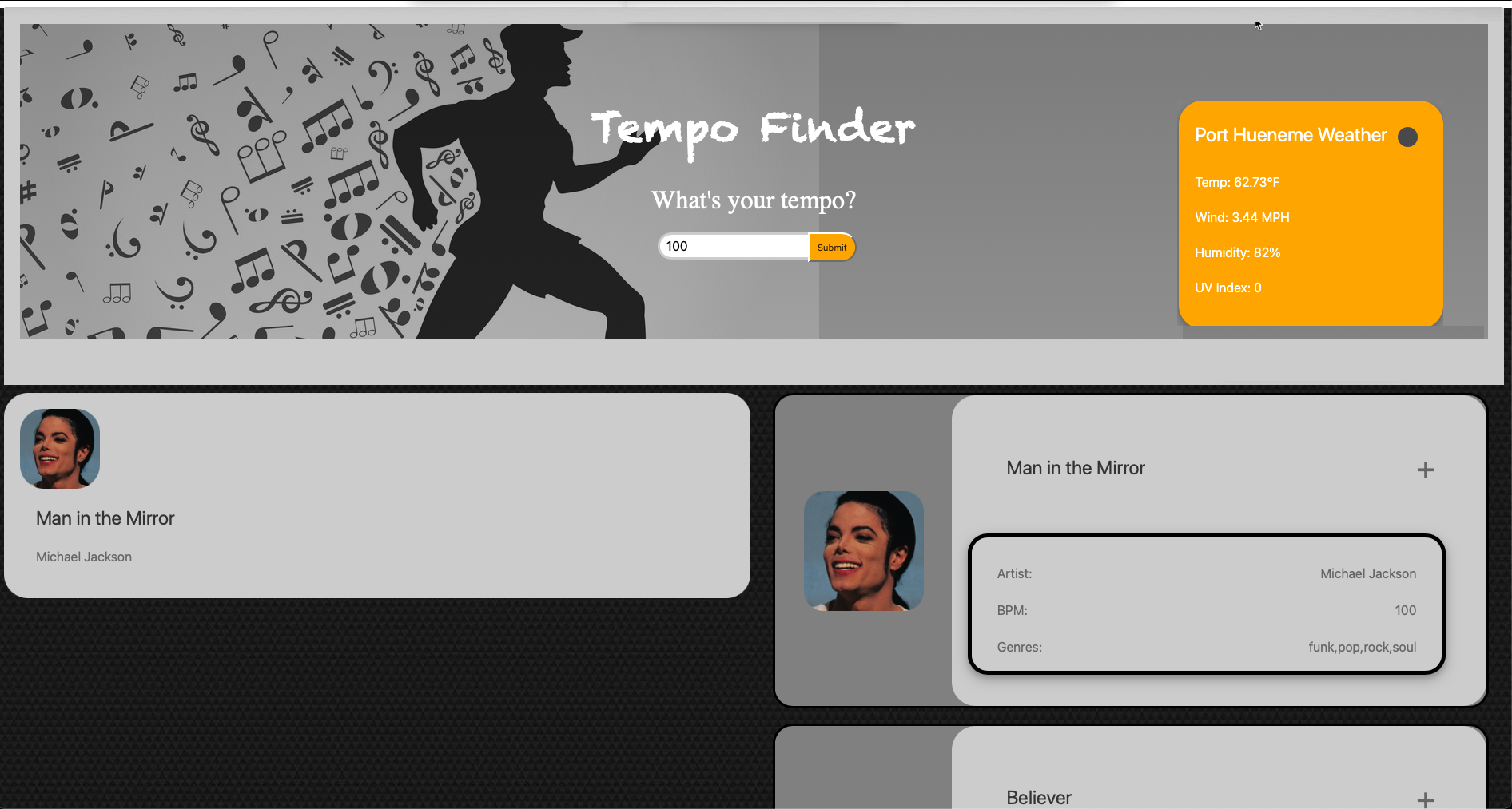 GitHub - smcaceres/tempo-finder