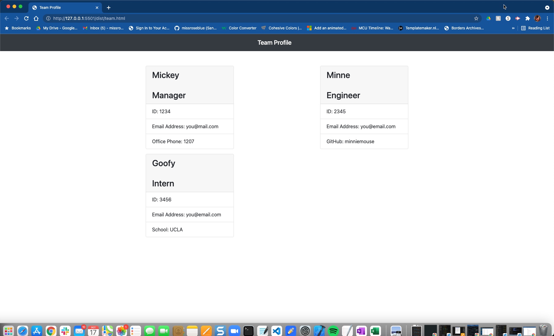 GitHub - smcaceres/team-profile-generator