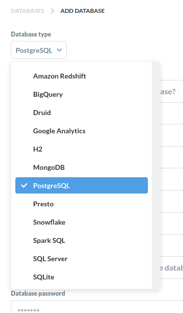 MySQL driver not appearing in "New Database" when running via the REPL · Issue #12473 · metabase ...