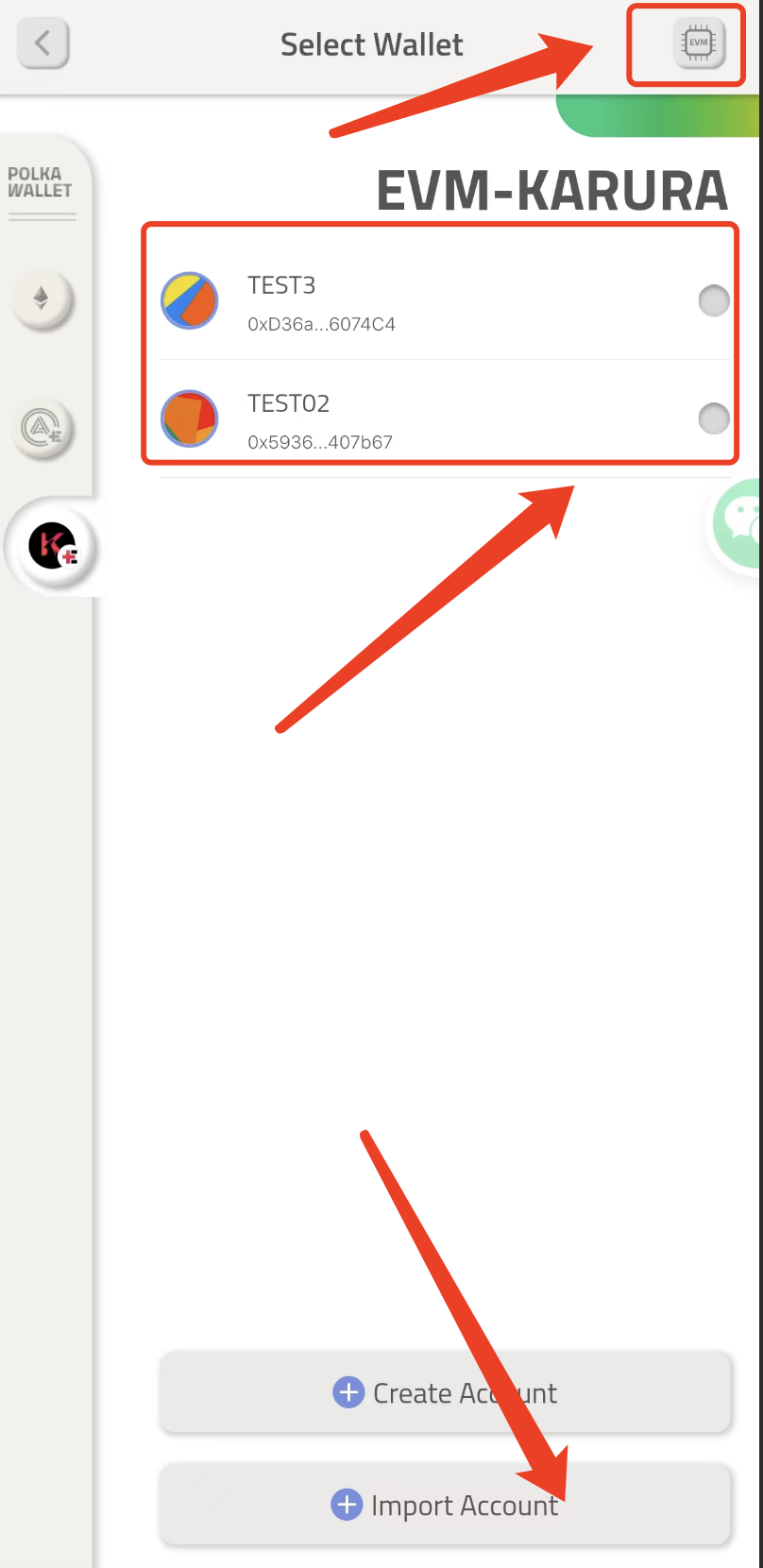 evm 账号模块优化 · Issue #389 · polkawallet-io/app · GitHub