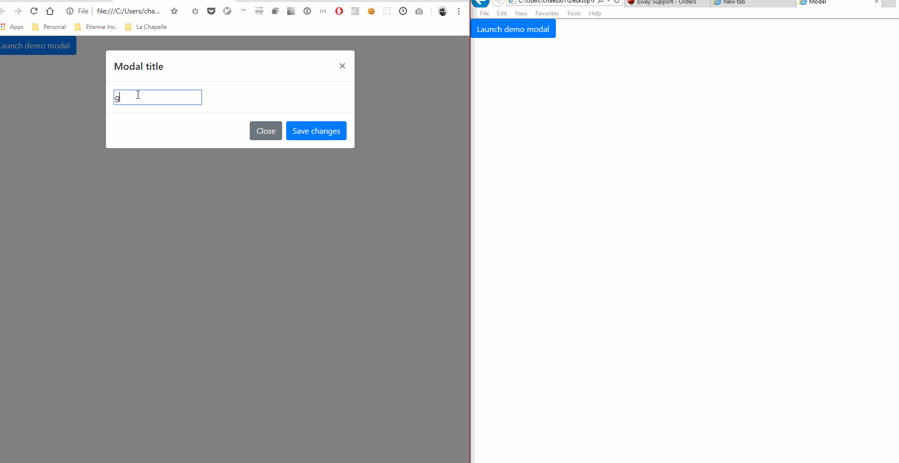 Ie 11 Modal Input Focus Weird Caret · Issue 27691 · Twbsbootstrap · Github
