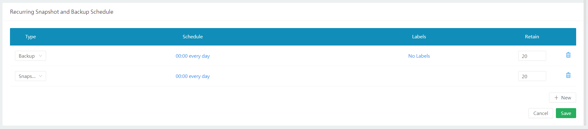 UI - Backup/Snapshot as a drop down menu option in scheduling · Issue #1008 · longhorn/longhorn ...