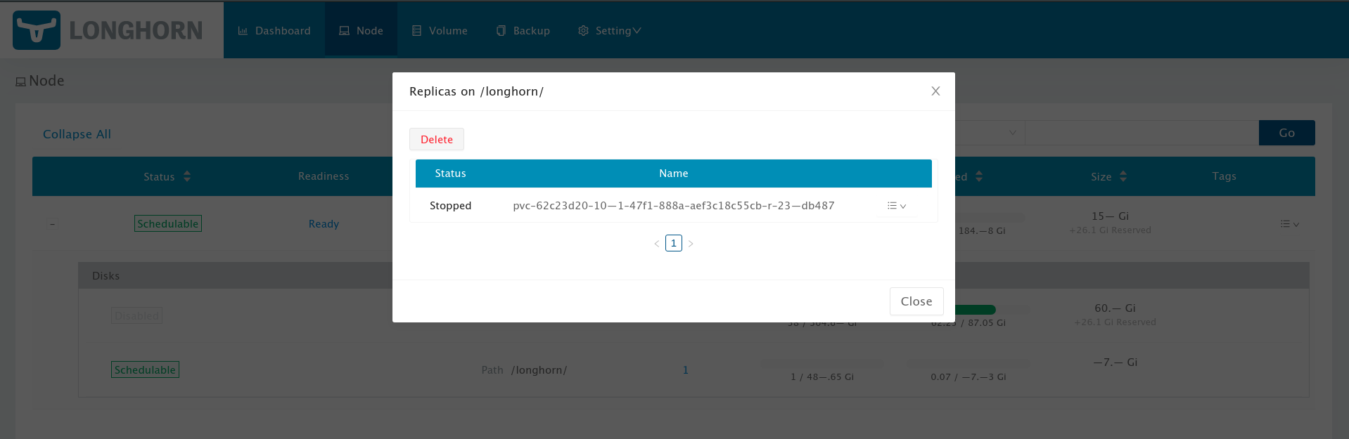 UI - Replica name links to Volume · Issue #1015 · longhorn/longhorn · GitHub