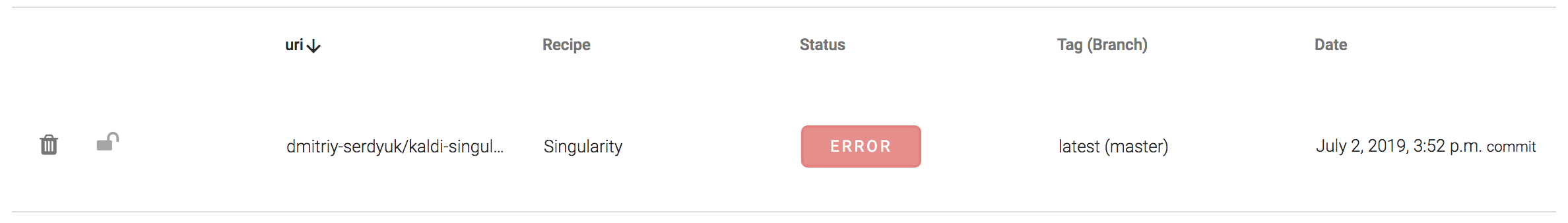 Cannot access log: button is not active · Issue #172 · singularityhub/singularityhub.github.io ...