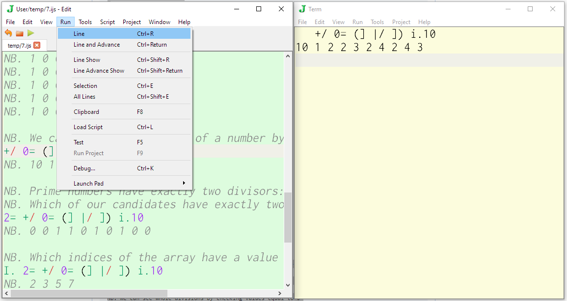 How to read this blog (J setup) · Issue #1 · jdan/j · GitHub