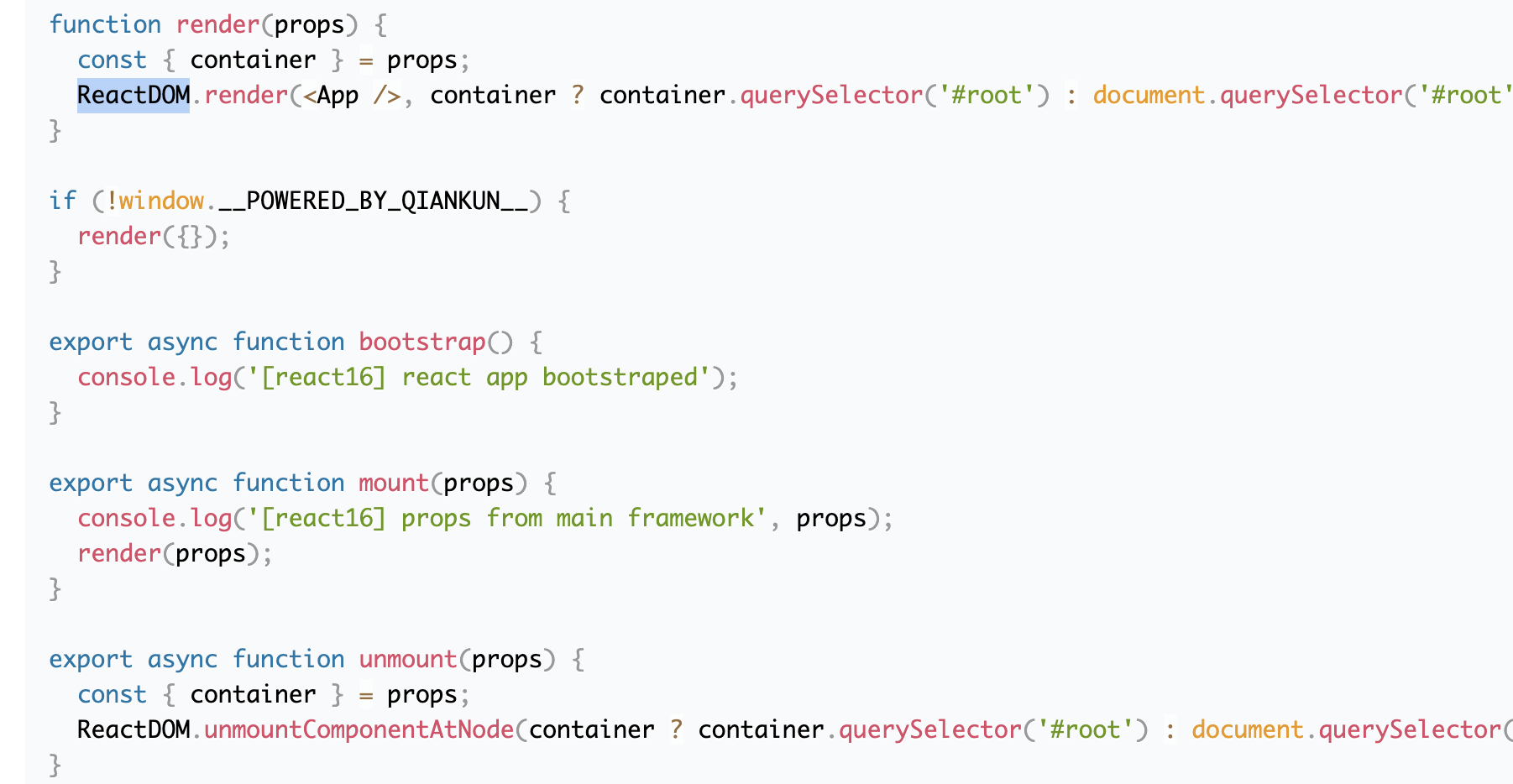 [Feature Request] antd pro 不使用 umi-qiankun 接入方式 · Issue #1536 · umijs/qiankun · GitHub
