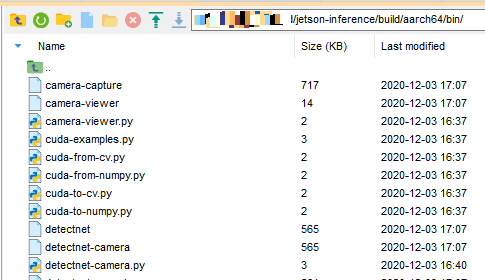 the error of 'jetson-inference/build/aarch64/bin/' · Issue #830 · dusty-nv/jetson-inference · GitHub
