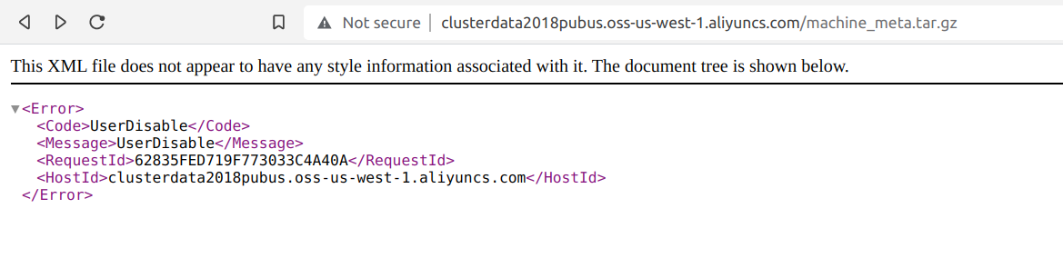 2018 Traces Download Link Not Working · Issue 137 · Alibaba Clusterdata · Github