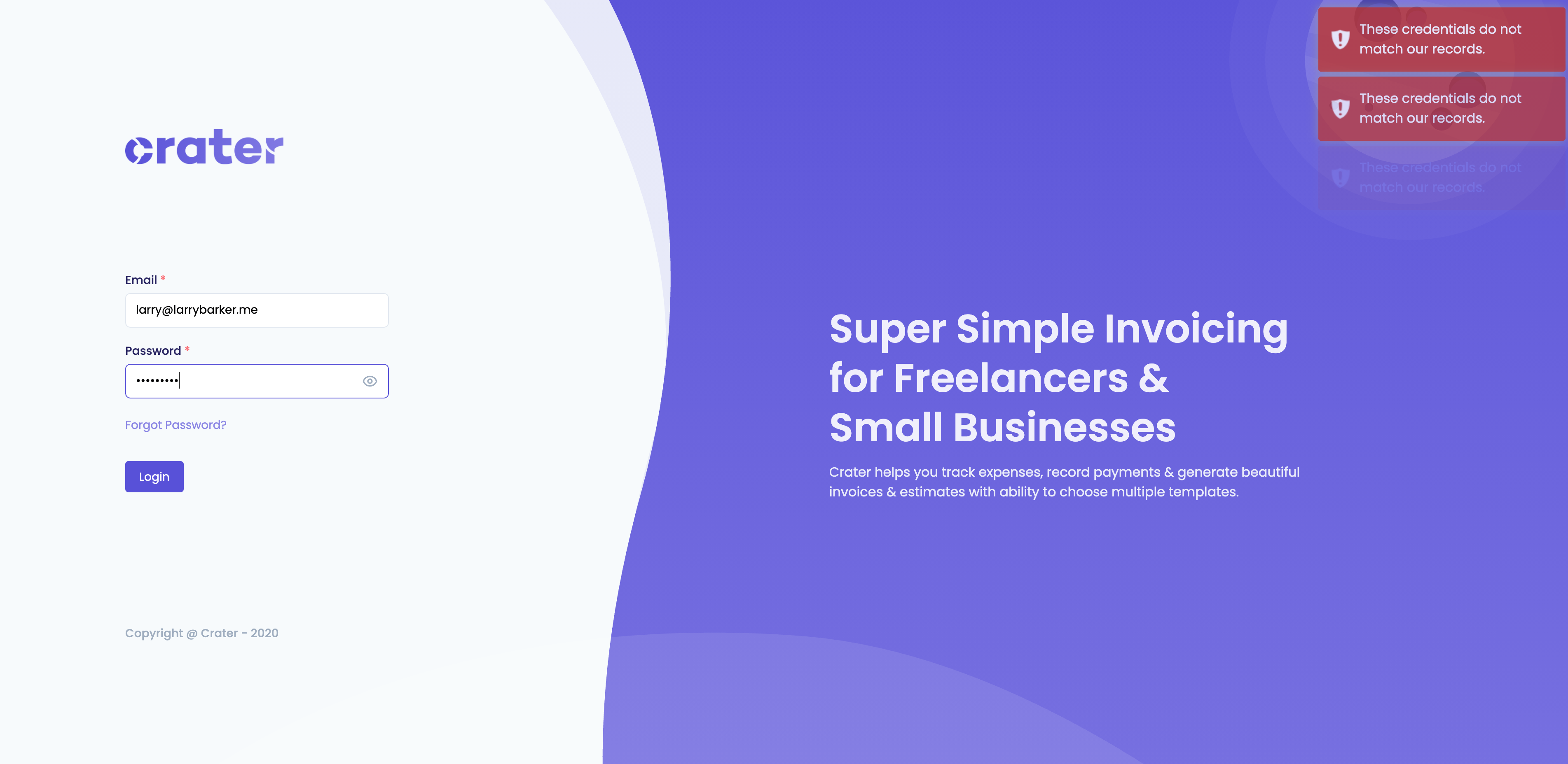 Unable to reset password after upgrading to 4.0 · Issue #291 · crater-invoice-inc/crater · GitHub