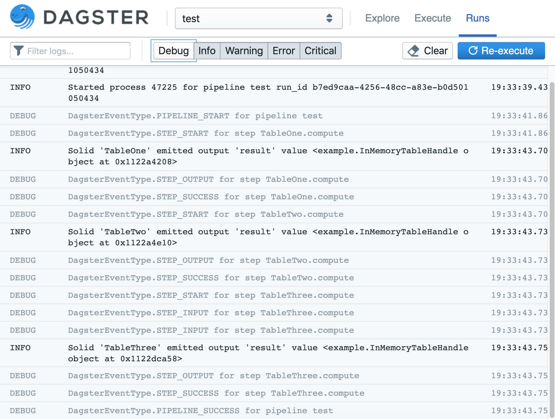 Debug filter is not respected in dagit · Issue #1533 · dagster-io/dagster · GitHub