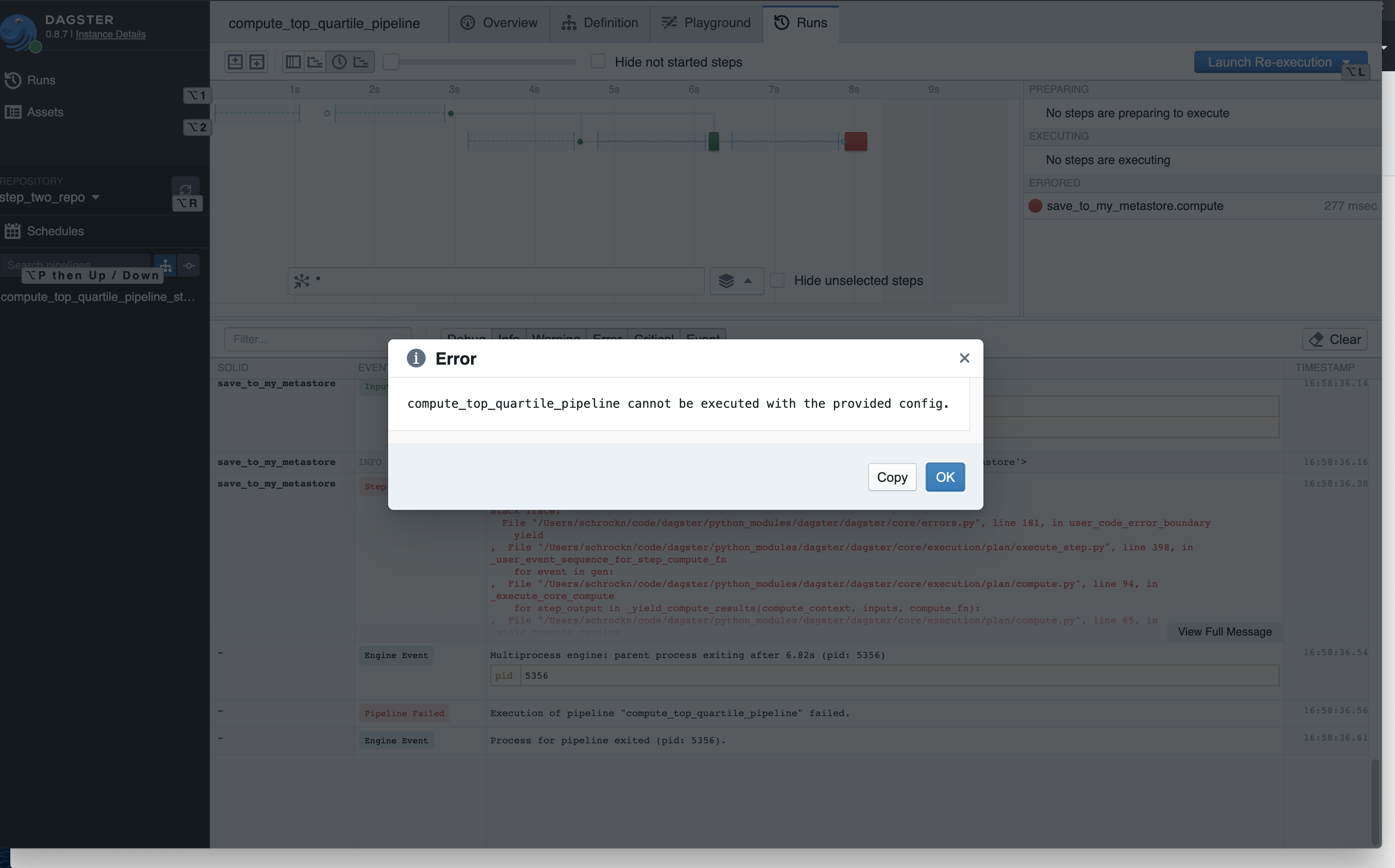 Pipeline Re Execution Not Working In Multi Repository Location Contexts · Issue 2728 · Dagster