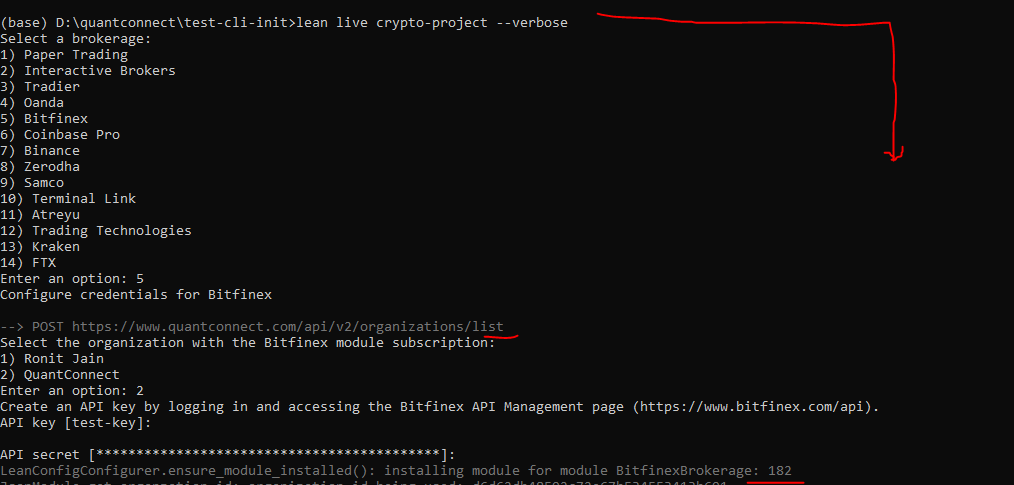 "live-bitfinex" environment in lean.json faces issue with unknown data-queue-handler? · Issue ...