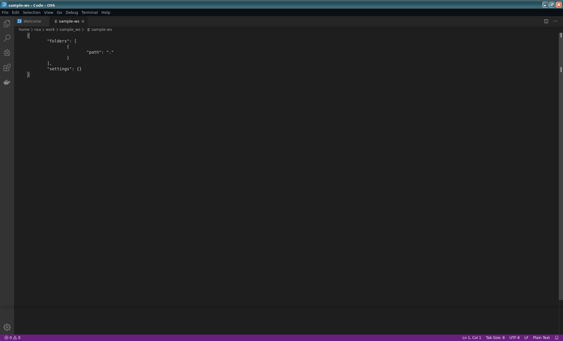 "Save Workspace As..." does not save with correct extension · Issue ...