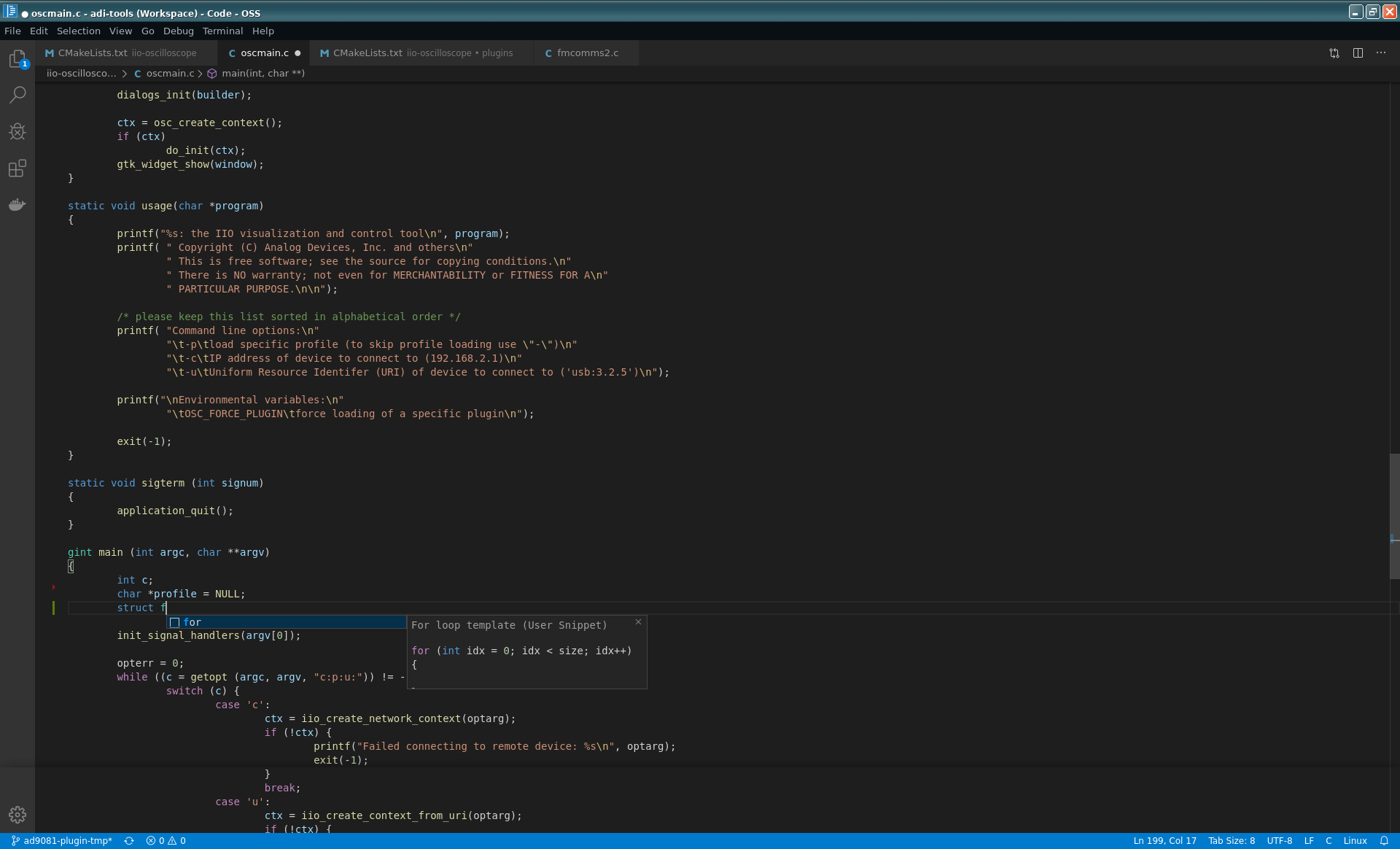 User snippets suggestions on variable declaration · Issue #4626 ...