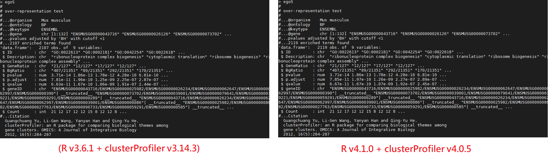 Inconsistent Enrichgo Results In Different Clusterprofiler Version · Issue 407 · Yulab Smu 
