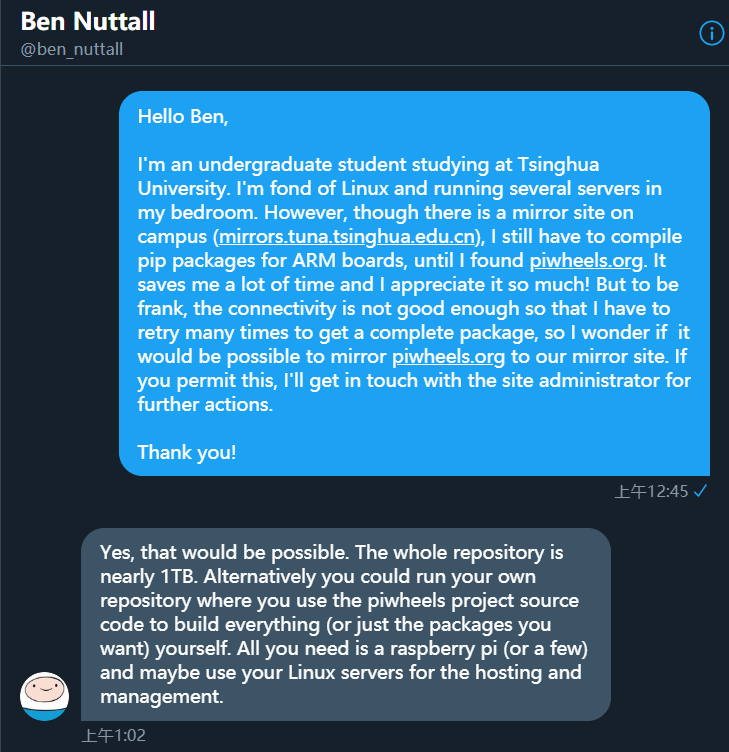 镜像请求 Piwheels.org · Issue #626 · tuna/issues · GitHub