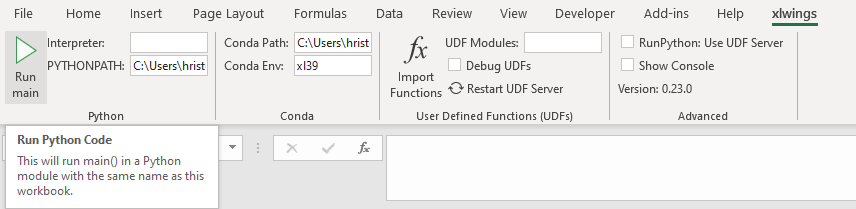 Xlwings error 53 when running through Excel Ribbon · Issue #1732 · xlwings/xlwings · GitHub