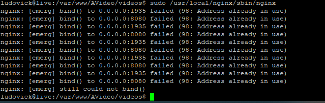 cant get stream to show on page · Issue #6507 · WWBN/AVideo · GitHub