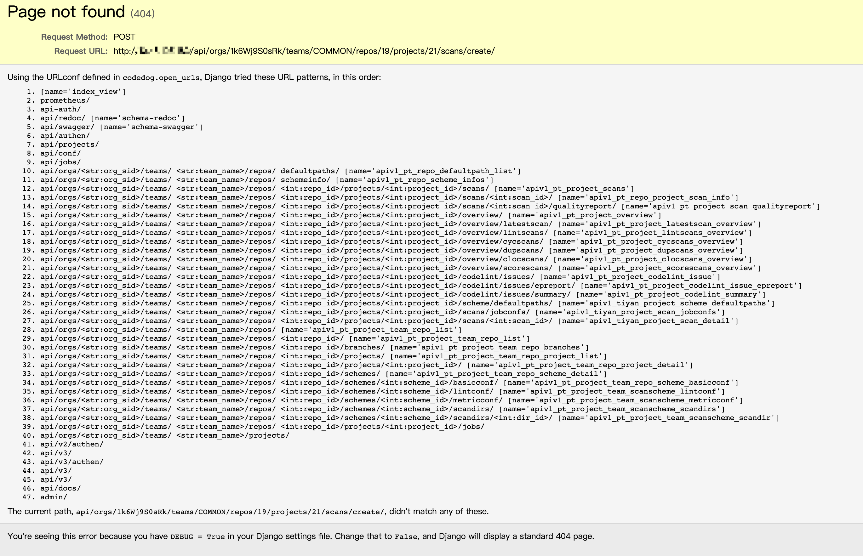 [咨询] ‘执行指定代码库指定分支项目扫描任务’接口未找到 · Issue #201 · Tencent/CodeAnalysis · GitHub