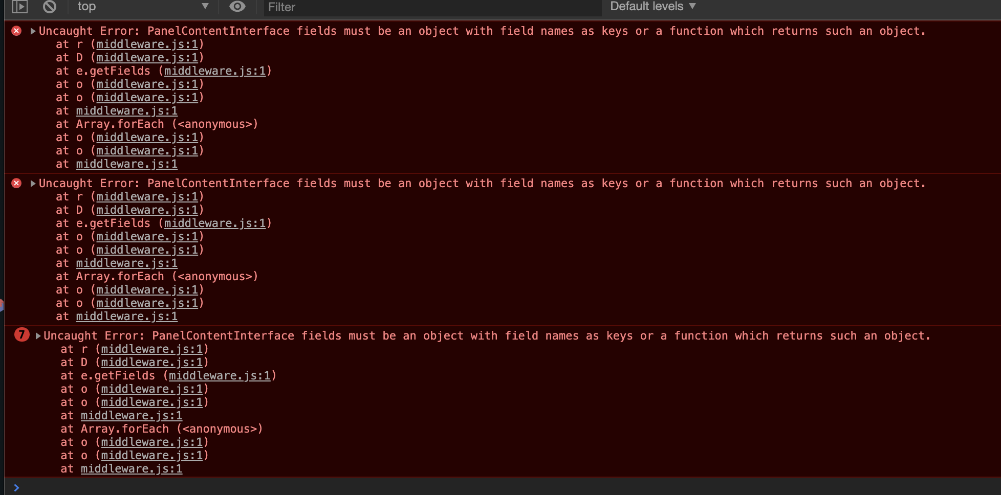 Error when Interface has no fields · Issue #1095 · graphql/graphql-playground · GitHub
